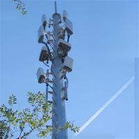 Quality High Self Supporting Round Pole Monopole Steel Tower Gsm Communication Mast Tower 20m 30m 40m for sale