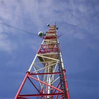 Quality Tubular Steel Microwave Guyed Communication Tower 20- 80M 3 Legged for sale