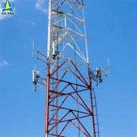 Quality TV Antenna Pole Mast 3 Legged Tubular Steel Tower 175M- 300M for sale