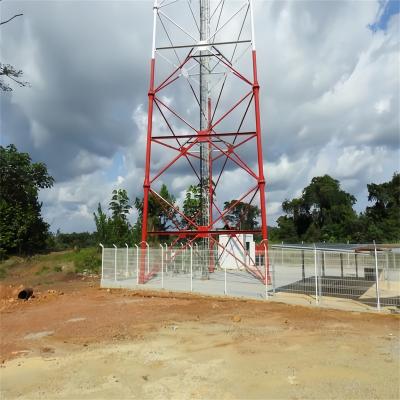 20m 25m - 60m 65m 3 Legged Tower Tubular Telecom Tubular Steel Tower
