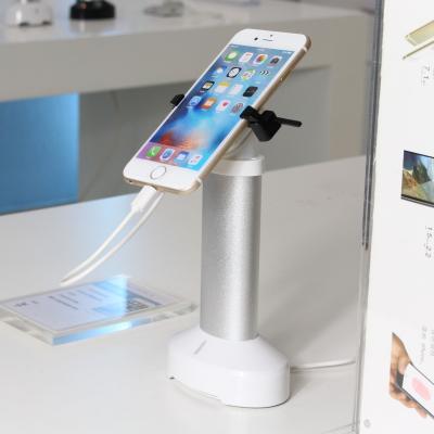 China Soporte de exhibición elegante independiente popular antirrobo de la seguridad del teléfono del ASISTENTE con el agarrador en venta