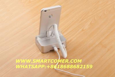 China Consola de montaje elegante antirrobo de la alarma de la exhibición del teléfono del ASISTENTE para las tiendas móviles en venta
