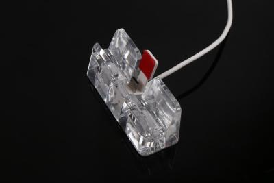 China El contador de acrílico de la exhibición del teléfono celular del ASISTENTE coloca el sistema del regulador de la alarma de la seguridad para las tiendas móviles en venta