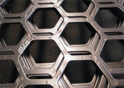 Cina Lamina di metallo perforata di forma esagonale del foro, piatto perforato dell'acciaio inossidabile in vendita