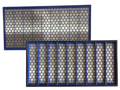 China Steel Frame Brandt Shaker Screens For Oilfield & Gas Drilling 1250 X 635 mm for sale