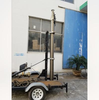 China 21 m de altura fechável Mastro telescópico pneumático antena Mastro telescópico - 150 kg cargas-NR-3500-21000-150L à venda