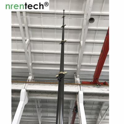Chine Mast télescopique pneumatique de 10 m - charge utile de 50 kg - mast télescopique en aluminium, mât pneumatique de verrouillage à vendre