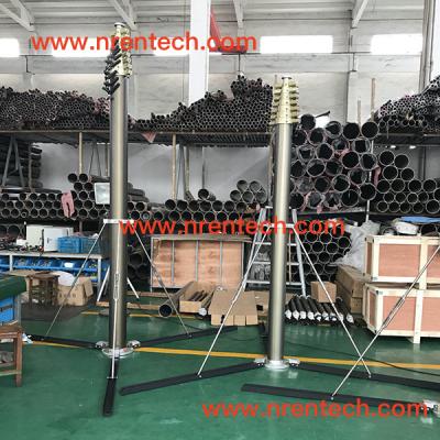 China mastro telescópico pneumático lockable da antena do mastro que encurta mastros cargas úteis da altura 400kg de 3m a de 30m à venda