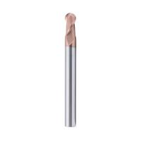 Quality TiAISiN Coated 10mm 2Flutes Carbide Ball Nose End Mill For Carbon Steel Alloy Steel Cast Iron for sale