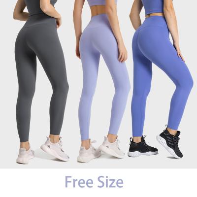 China Calças de ioga super elásticas de tamanho livre para levantamento de quadril roupas femininas para ioga à venda