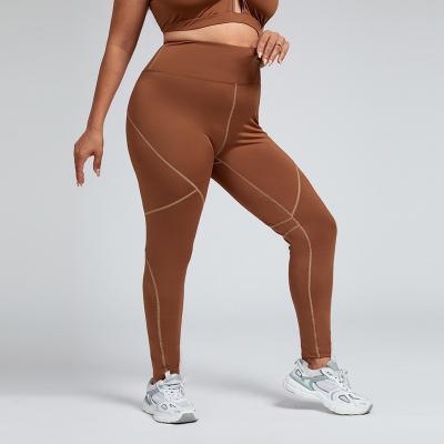 Cina Stretto sexy più l'allenamento respirabile elastico di sollevamento dell'anca dei pantaloni di yoga di dimensione in vendita