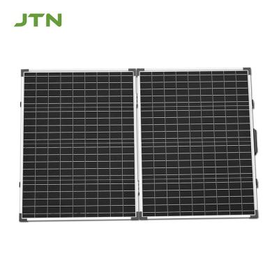 China Painel solar de vidro monocristalino bifacial dobrável leve 100W à venda