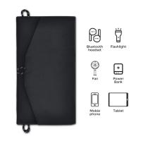 Quality 740g Sunpower ETFE 3 Fold 21w 20w Folding Solar Panel Portable Foldable Solar Charger Bag for Phone for sale