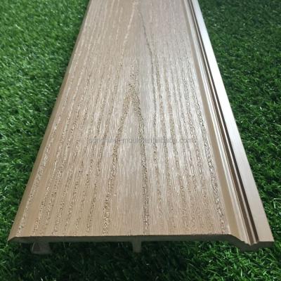 China Buiten plastic composiet WPC wandkant in 150mm * 19mm Grootte met houten textuur optie Te koop