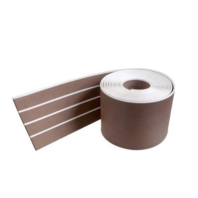 中国 ティーク木材のようなPVCヨット床/デッキ 幅190mm/50mm 販売のため