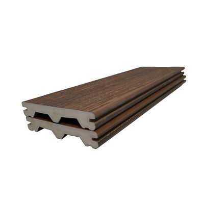 中国 子供やペットのための屋外グレードの140*25mm/140*20mm PVCデッキ スプリンターフリーデザイン 販売のため
