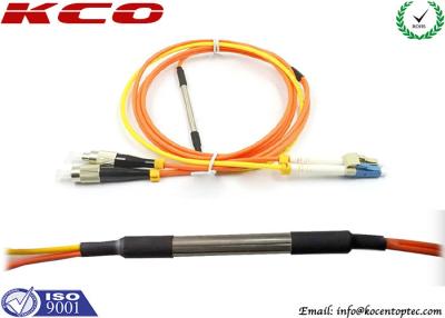 China Mode Condition Fiber Optic Patch Cord / FC to LC Multimode Duplex Fiber Optic Cable for sale
