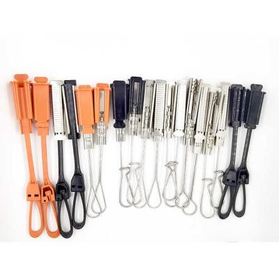 Κίνα Εξωτερική υψηλής αντοχής FTTH Anchor Tension Clamp για καλώδιο πτώσης ADSS με οπτική ίνα προς πώληση