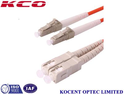 China Cordão de fibra óptica MM DX Duplex LC/UPC-SC/UPC 3,0 mm à venda
