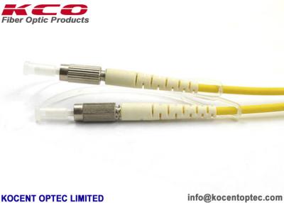 China SM Cable Fiber Optic Patch Cords Jumpers Single Mode DIN/UPC PVC LSZH PE OFNR for sale