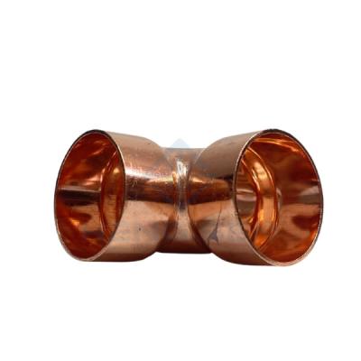 中国 3/4Copper 90度はC x Cによって発汗させる関係の短い回転銅の一致の冷凍肘で突く 販売のため