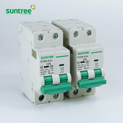 Chine Mini 3 Polonais IEC60898 Mcb disjoncteurs des terminaux IP20 à vendre