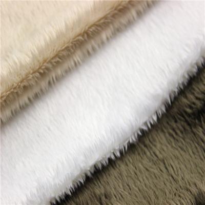 China el velboa 100% del super suave DTY/FDY del poliéster hizo punto la tela minky de la felpa del juguete en venta