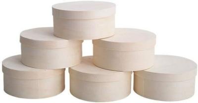 Chine Boîte ronde pour plateau de gâteau à la hamburger Logo personnalisé Acceptable Contenant en bois compostable à vendre