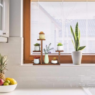 Chine Étagère d'affichage de salon pour plantes succulentes Carré Porteur d'étagère de fleurs environnementales à vendre