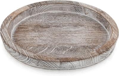 Κίνα Ρωστικό Ash Tealight Post Tray Μικρό αγροτικό τραπέζι Κέντρο με προσαρμοσμένο λογότυπο προς πώληση