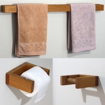 Chine Comme votre demande en bois de la salle de bain porte-serviettes en bois de la salle de bain papier toilette étagère murale à vendre