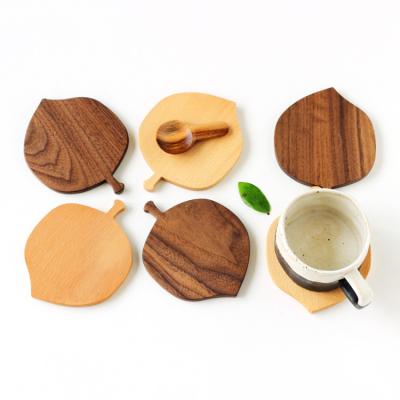 중국 10X0.9cm 주문상품 수비 코스터 음료용 원형 Bambu 목 코스터 매트 패드 판매용