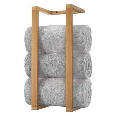 Chine Service personnalisé rangement mural étagère en bois porte-serviettes pour Comme votre demande à vendre