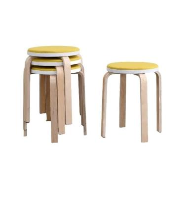 Chine Chaise en bois de design moderne pour la cuisine 4 pieds anti-poussière à vendre