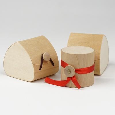 Sturdy Solid Wood Cork Bark Storage Box Tea Wooden Case Birch Jewelry Wood