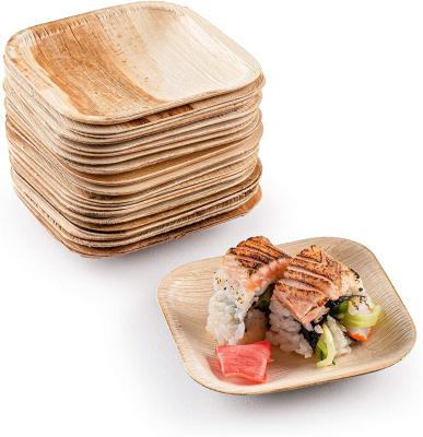 Chine Plaques de feuilles de palmier gravées compostables de style bambou 6