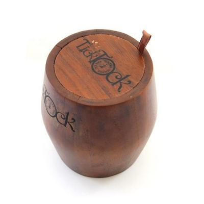 중국 특별한 경우에 주문을 받아 마시는 독특한 디자인 호박 나무 와인 배럴 컵 판매용