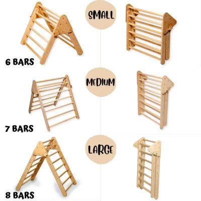 Chine Fitness personnalisé en intérieur Triangle d' escalade en bois pour enfants à vendre