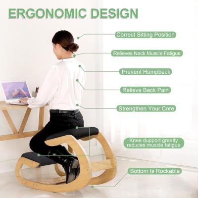 Chine Chaise à genoux ergonomique roulant chaise à genoux moderne posture verticale chaise pour le foyer tabouret ottoman à vendre