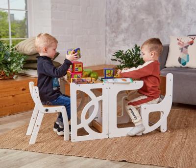 Chine 7 en 1 Cabriolet Table de tour pour tout-petits avec dossier Améliorer l'apprentissage et le plaisir de cuisine à vendre