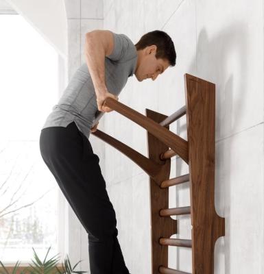 Chine Logo personnalisé Bar en bois pour les exercices de menton à vendre