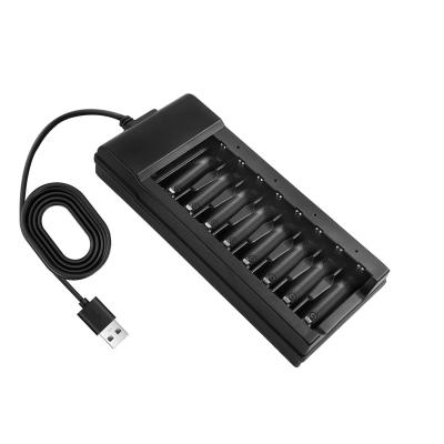 Chine 1.2V 8 fente Nicokel hydrure métallique NIMH chargeur de batterie pour les batteries AA et AAA à vendre