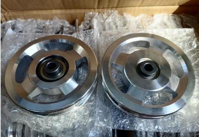 중국 4.5 Inch Multifunction Fitness Equipment Steel Cable Pulley Wheels For Health Clubs 판매용