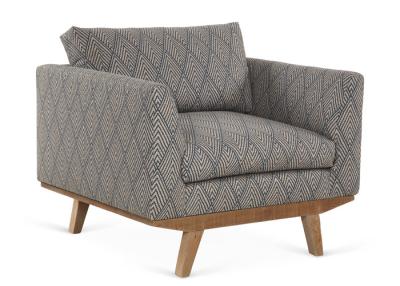 中国 注文の余暇の単一のソファーの椅子 1 の Seater の高密度の泡 販売のため
