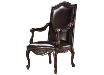 Chine Cadre tapissé à haute brillance confortable en bois solide de fauteuil à vendre