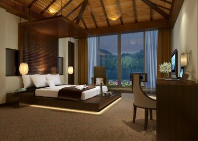 Chine Meubles romantiques en bois de chambre à coucher de salon de suite présidentielle à extrémité élevé à vendre