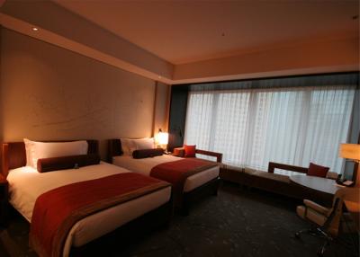 China Commecial modificó sistemas de los muebles para requisitos particulares del dormitorio del hotel con dos camas grandes en venta