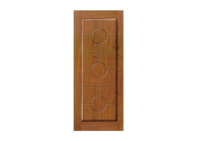 Cina Progetto residenziale finito rettangolare della decorazione della porta di legno interna di superficie in vendita