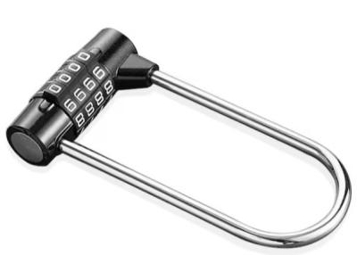 Cina Blocco a 4 cifre a forma di U MTB Cycle Lock Combination in vendita