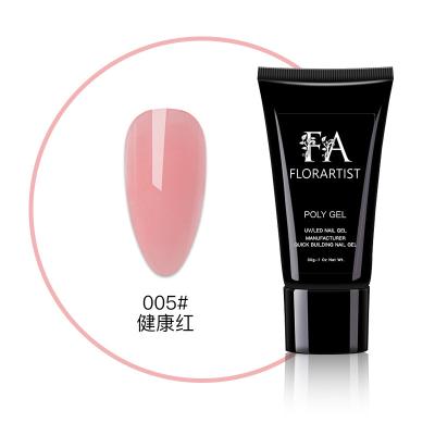 China Acrygel Wholesale Nail Supplies Private Label Glitter Colors Polis Acrylic Poligel UV Nail Extension Poly Gel for sale
